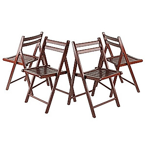 Winsome Wood Robin Seating, Walnut (Set of 4)