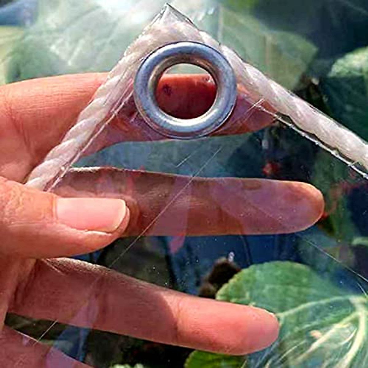 PVC Plastic Cloth, Outdoor Waterproof Tarpin, Multifunctional Windproof Torrent, Iletted Folding Thickness 0.35mm, Thin Rooftop Greening House Garden Garden House Agriculture Cleaning Vegetable Agricu
