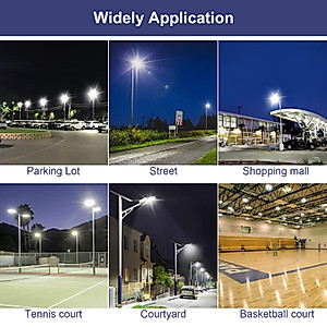 OPENLUX LED Shoebox Retrofit Kit 300W 43500LM E39 Mogul Base ETL DLC Listed 5000K LED Retrofit Light for Parking Lot Lights Tennis Court LED Module AC100-277V