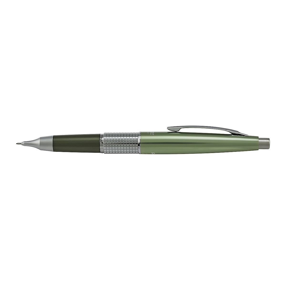 Pentel Sharp Kerry Mechanical Pencil, 0.5mm, Metallic Olive Barrel, 1 pack (P1035K), Green