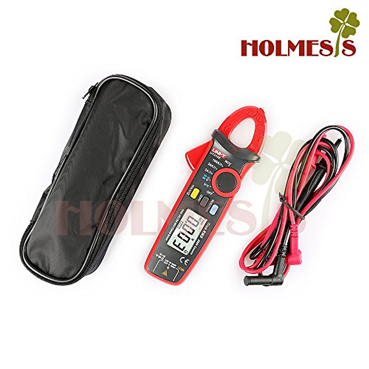 UNI-T UT210E 100A AC/DC Current Digital Clamp Meter AC/DC Voltage, Ohm, Capacitance Multimeter with 1mA Resolution of AC/DC Current(2A)