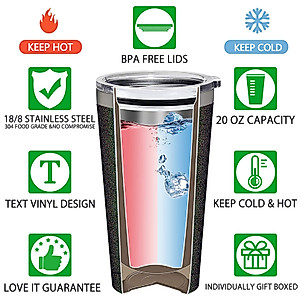 BIRGILT Best Friend Birthday Gifts for Women - Funny Friendship Christmas Gifts for Female Friends, Coworker, Sister, Bestie - 20oz Tumbler Cup