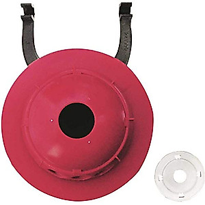 Korky 2023BP Universal Flapper for Toto Toilet Repairs, 3", Red