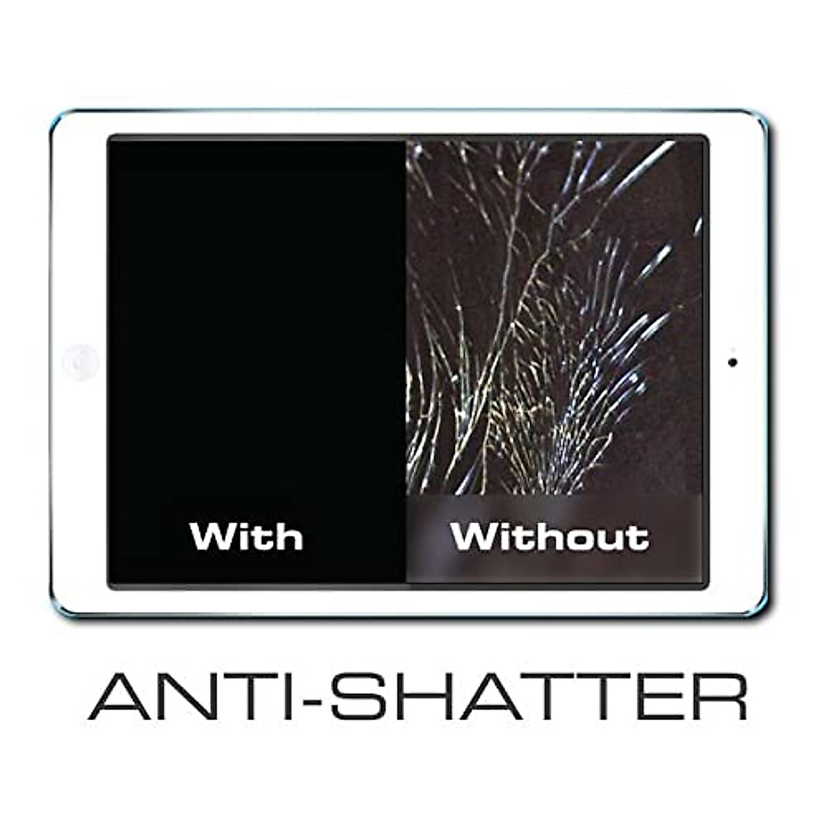 MYGOFLIGHT ArmorGlas - Tempered Glass Screen Protector for iPad Mini 6 / Mini 7 A17 Pro - Anti-Glare, Anti-Reflection, Anti-Shatter, Scratch and Fingerprint Resistant, Bubble-Free, Easy Install