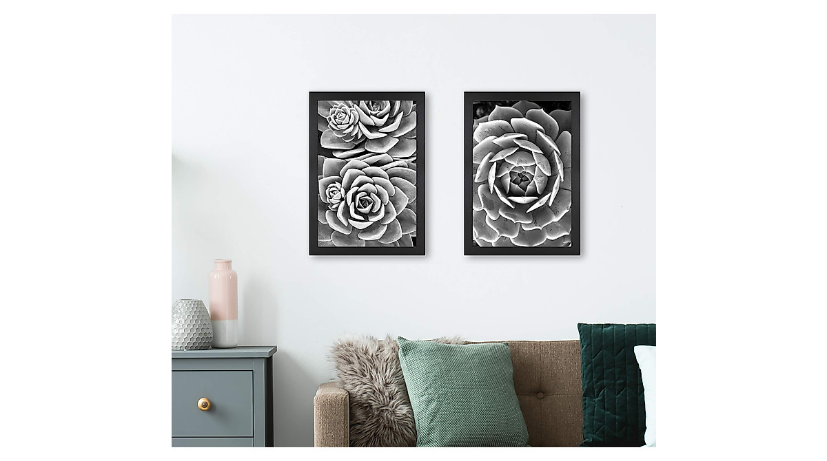 MCS Studio Gallery 13x19 Black Woodgrain Picture Frames 2-Pack