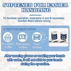 Seocam Epoxy Sculpt Clay, Epoxy Putty for Epoxy Sculpt, 2 Part Modeling Compound (A & B) of Sculpting Clay, Magic Sculpt Epoxy Clay for Sculpting, Modeling, Building and Repairing, 1 Pound, Natural