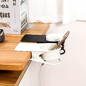 SOHOMACH Standing Desk Accessories, Clip On Holder for Office Chair Table Desk Side