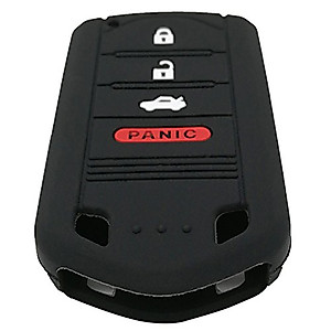 Coolbestda 2Pcs Key Fob Cover Case Protector Remote Control Skin for Acura MDX TL TLX ZDX RDX TSX RL ZD IL M3N5WY8145 (Not fit Engine Hold FOB)