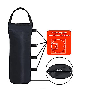 SCOCANOPY 150 LBS Weight Bags Sand Bags for Pop up Canopy Tent Gazebo (Large)