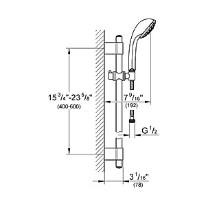 Grohe (28917000) Relexa Ultra 100 Shower Set, StarLight Chrome