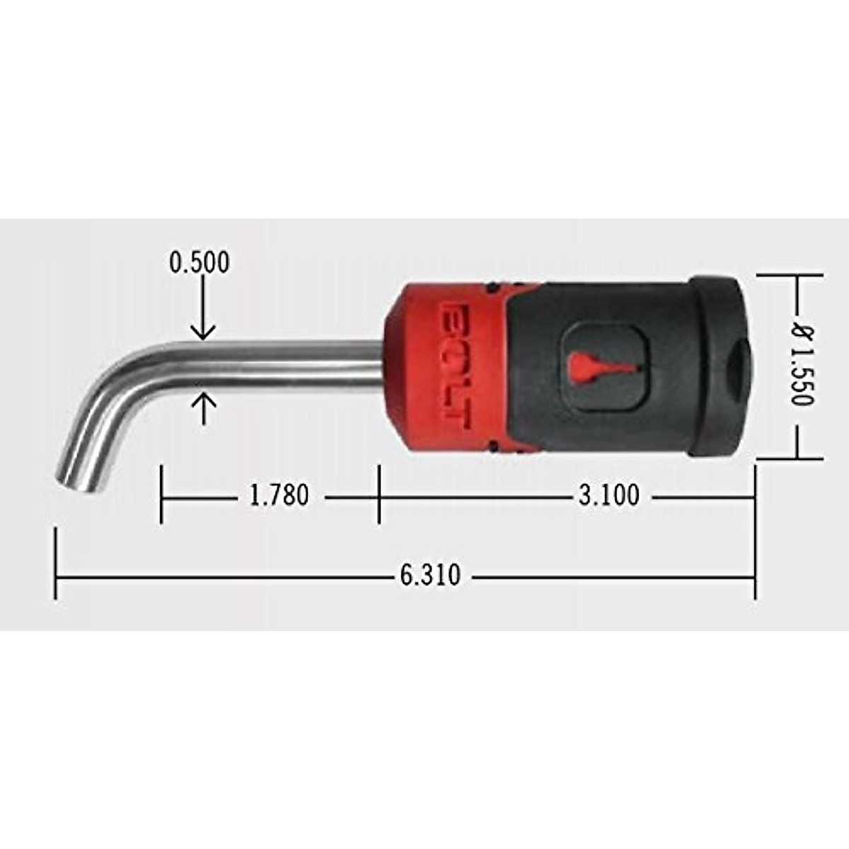 Bolt 7023629 1/2" Receiver Lock for Toyota Keys
