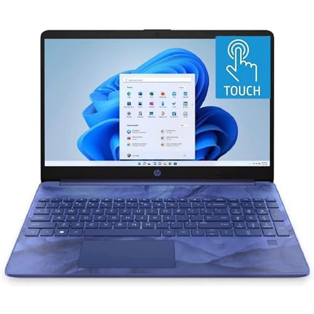HP 17.3 Inch HD Touchscreen Laptop, Windows 11, AMD Ryzen 3 up to 3.8GHz, 8GB RAM, 256GB SSD, Backlit Keyboard, WiFi, Bluetooth, Camera, Dale Blue (Renewed)