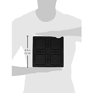 Camco Camper/RV Leveling Block Flex Pad | Features Flexible Non-Slip Design & Crafted of UV-Resistant Weatherproof Recycled Material | Great for Gravel, Tree Roots, and Uneven Surfaces | 2-Pk (44600)