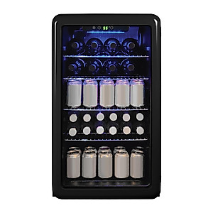 Magic Chef MCB34CHB Beverage Cooler, Black
