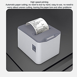 Septpenta Bluetooth Thermal Receipt Printer, 80 mm POS Printer, Supported Drawer Thermal Label Printer with Auto Cutting for Logistic Milk Tea Shop POS System
