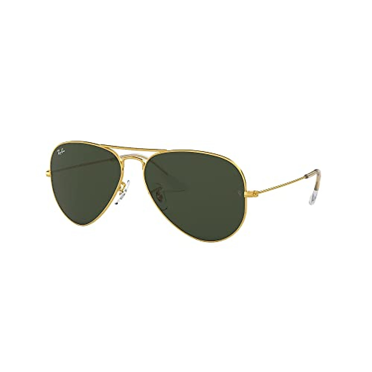Ray-Ban RB3025 Classic Aviator Sunglasses, Gold/G-15 Green, 62 mm