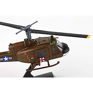 Daron Worldwide Trading Postage Stamp UH-1 Huey MEDEVAC US Army Vehicle (1/87 Scale)