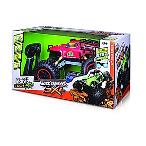 Maisto R/C 2.4 Ghz (8-Player) Rock Crawler 3XL Radio Control Vehicle With 6.4V Lithium-Ion Battery and Charger Included (Colors May Vary)