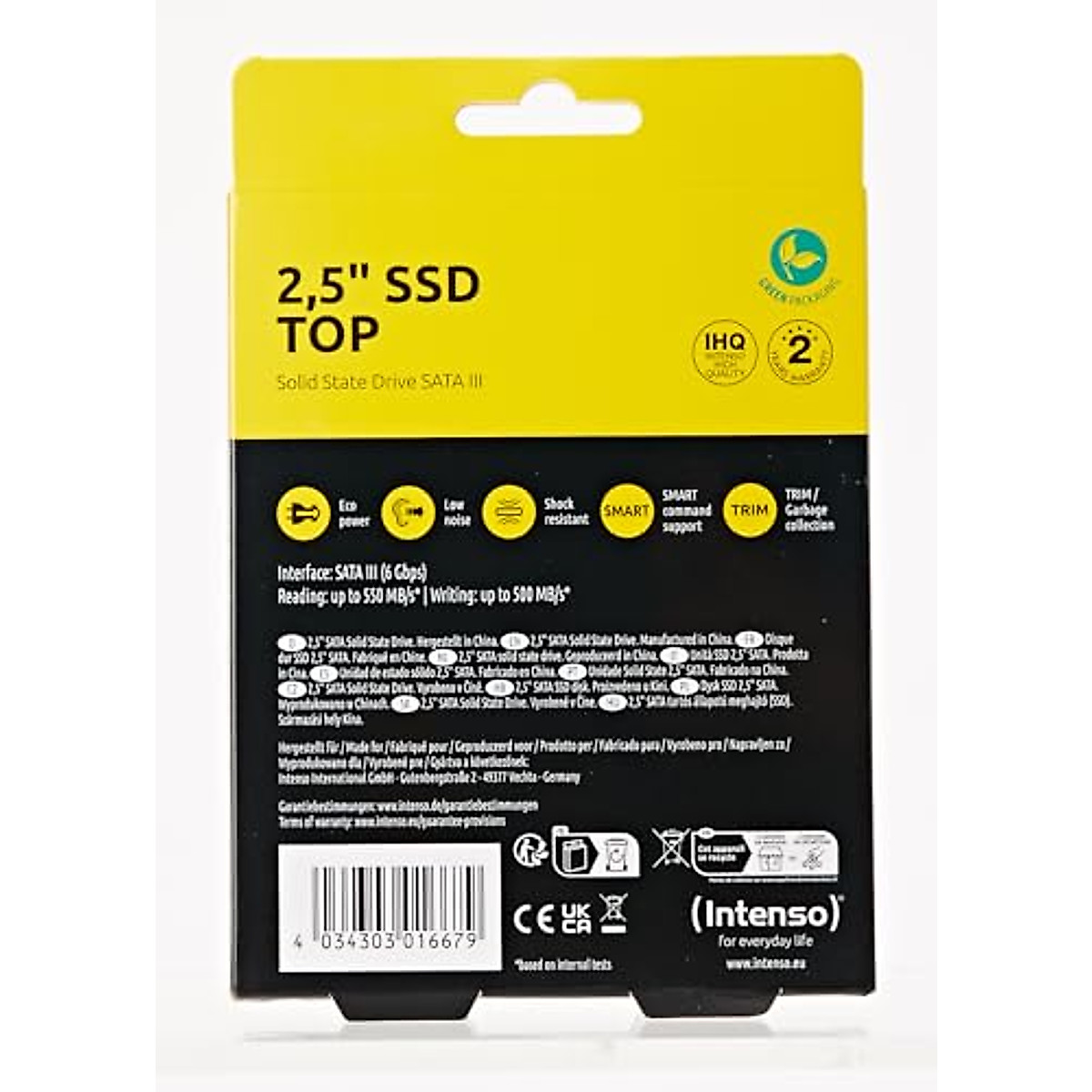 Intenso 2.5-Inch 128GB SATA III Premium Performance Solid State Drive (3812430)