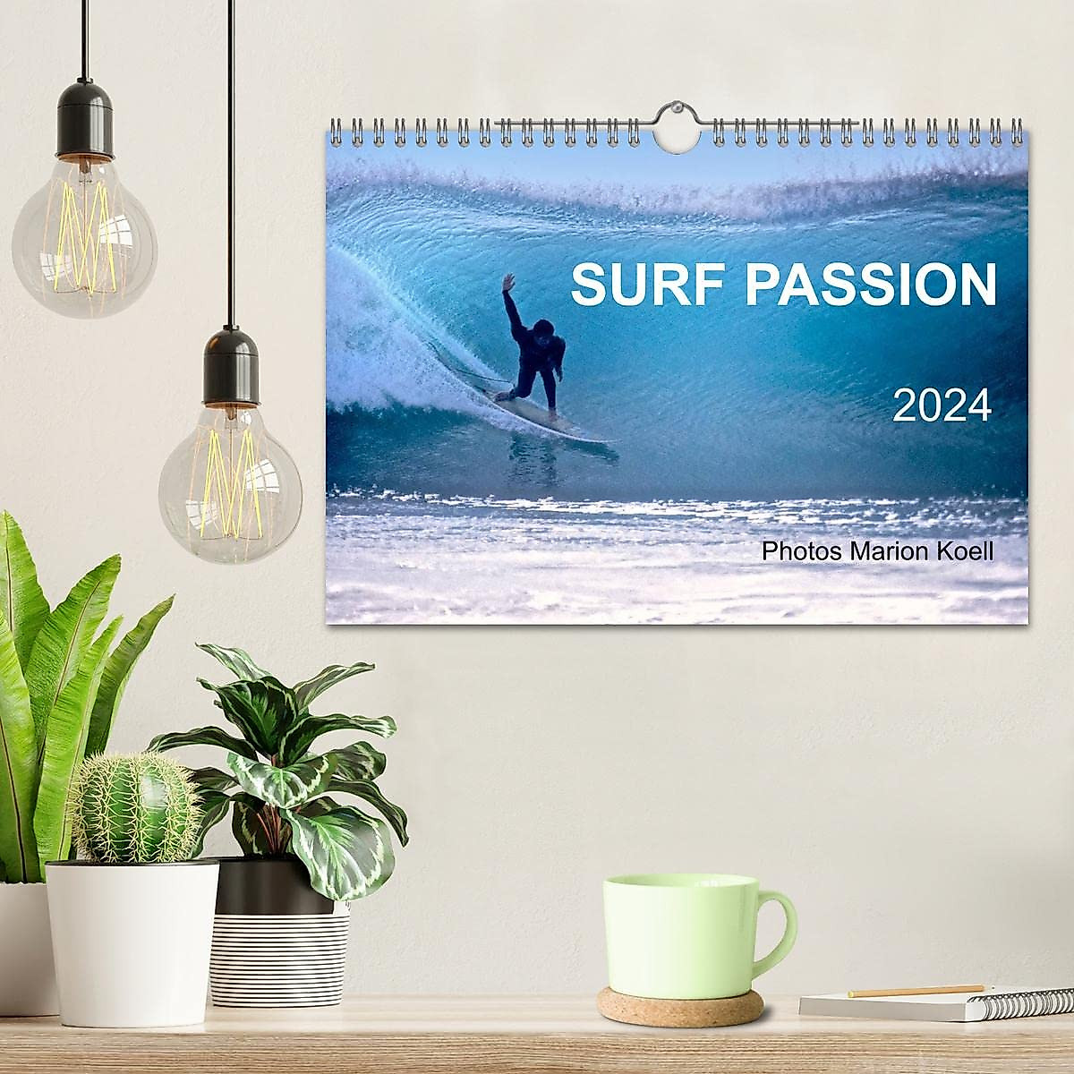 SURF PASSION 2024 Photos by Marion Koell (Wall Calendar 2024 DIN A4 Landscape), CALVENDO 12 Month Wall Calendar