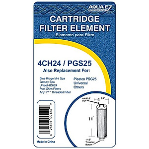 Aqua EZ 4CH-24 Filter Element 2 Pack for 4CH-24 and PGS25
