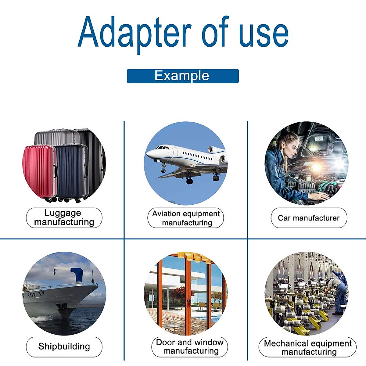 DoubleSun Heavy Duty Air Hydraulic Riveter-Professional Pop Pneumatic Riveting Gun Rivet Tool with Nose Pieces
