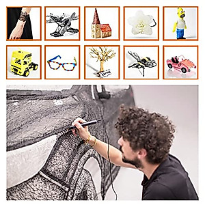 Printing Filament, 3D Printing Pen Filament Refills Flexibility 3D Printer PLA Filament 1.75mm 2 Rolls 3D Printer Filament Pen Filament