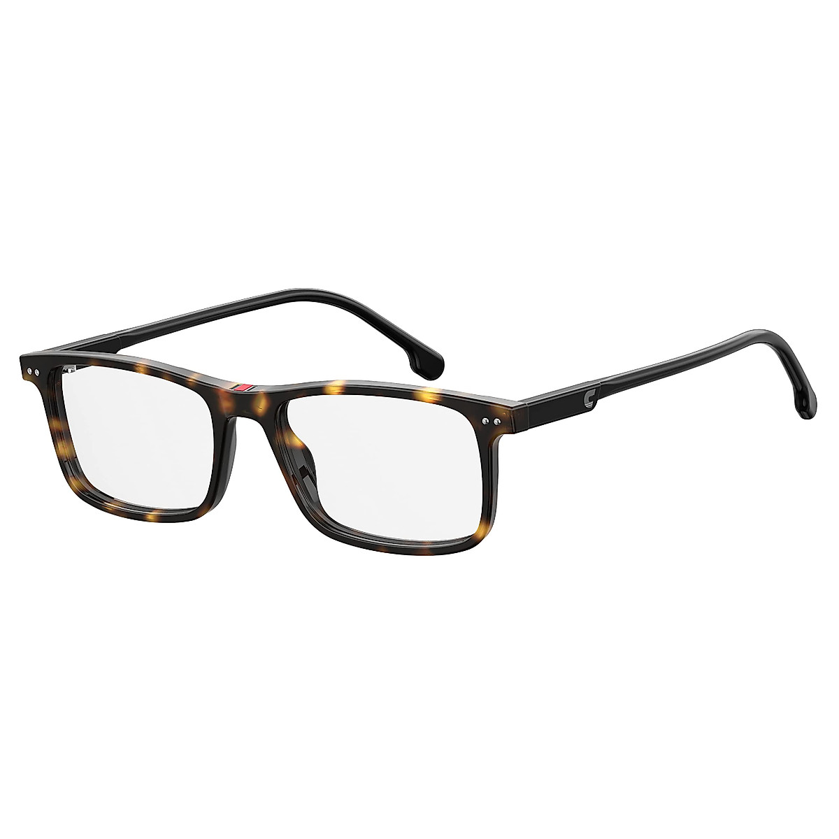 Carrera 2001T/V Rectangular Prescription Eyewear Frames, Havana Black, 50mm, 16mm