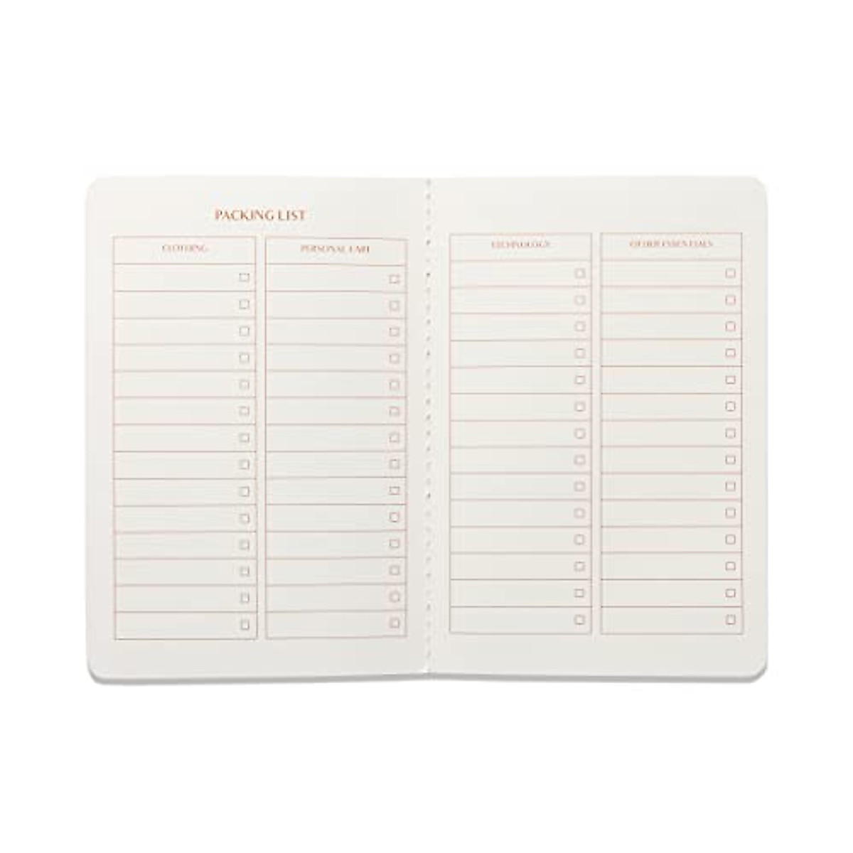 DesignWorks Ink Set of 5 Travel Notebook Set | Travel Planner Includes Prompts with Trip Budget, Goals, Packing List, & Trip Log - Adventure Keepsake from Anderson Design World (JTBS-2022AD)