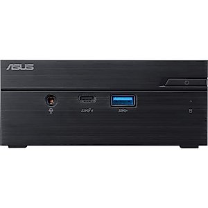 ASUS PN41 Fanless MiniPC Barebone with Intel 11th gen Quad Core Celeron N5100, Support Dual 4K, Dual LAN, WiFi, Bluetooth 5, Hardware TPM, VESA Mount