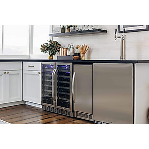 EdgeStar IB450SSP 50 lb. 15 Inch Wide Undercounter Clear Ice Maker with Drain Pump