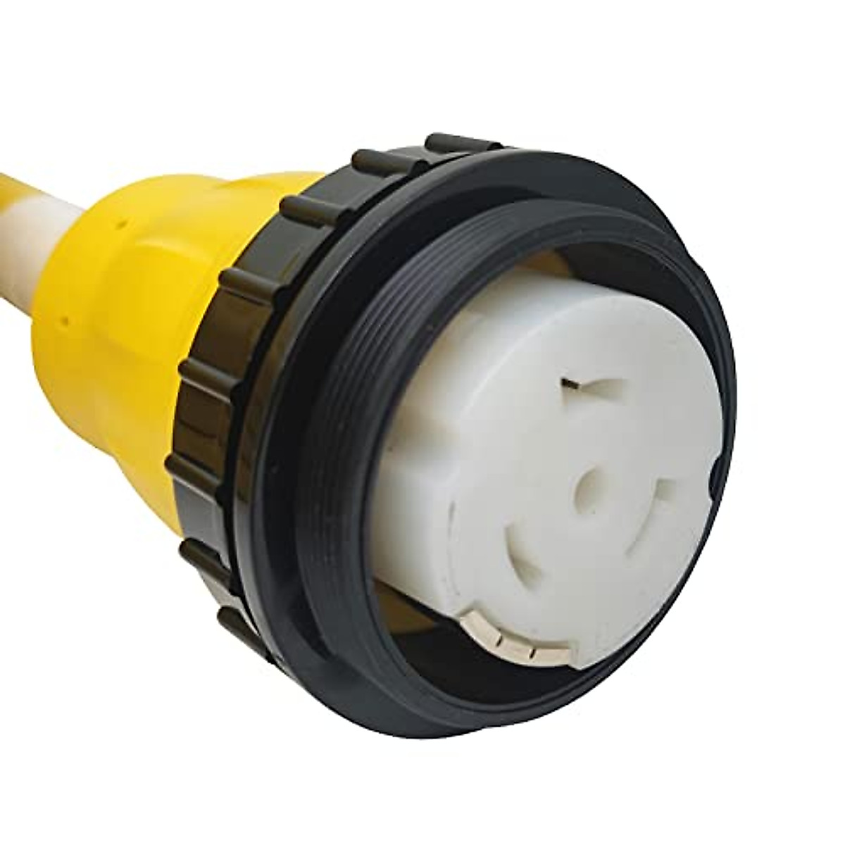 Parkworld 692033A Combiner Marine Shore Power Y Adapter (2) L5-30P Plug 30A Plug to SS2-50R Female 50A Connector 15FT