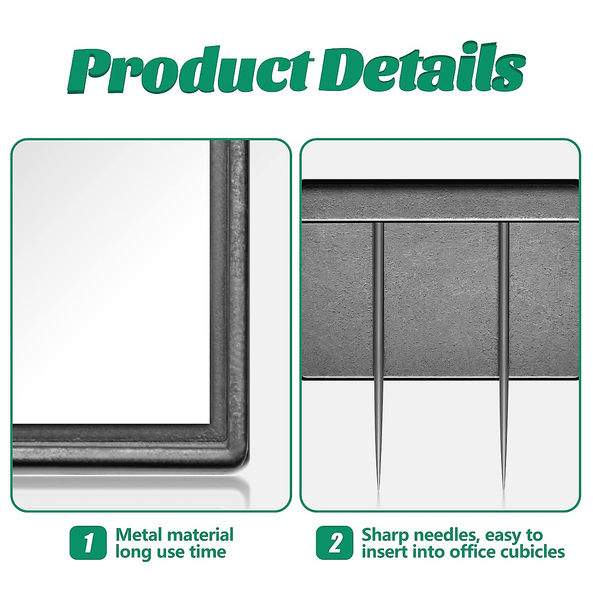 20 Pcs Black Cubicle Pins Partition Pins Cubicle Accessories Fabric Partition Nameplate Brooch for Office Brooch Decor, Furniture, Office Signs, and Fabric Mounting