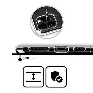 Head Case Designs Officially Licensed Florida State University FSU Plain Soft Gel Case Compatible with Apple iPhone 12 Mini