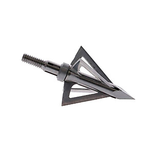 Truglo Titanium X QUADCUTTER 4 Blade 100 Grain Sharp Durable Fixed-Blade Archery Bow Hunting Broadhead with Grade 5 Titanium Ferrule & Stainless Steel Blades - Spare Set of Blades Included