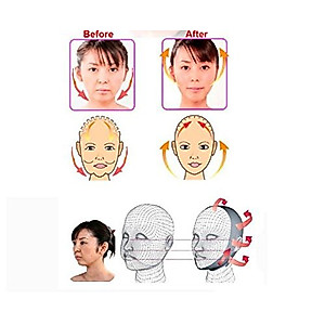 KOLIGHT Anti Wrinkle V Full Face Chin Cheek Lift up Slim Slimming Thin Mask Belt Band Strap (M)