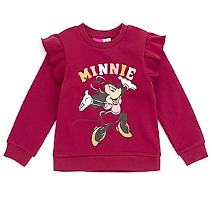Disney Minnie Mouse Toddler Girls Fleece Sweatshirt and Pants Set Polka Dots Minnie Mouse/Polka Dot 3T