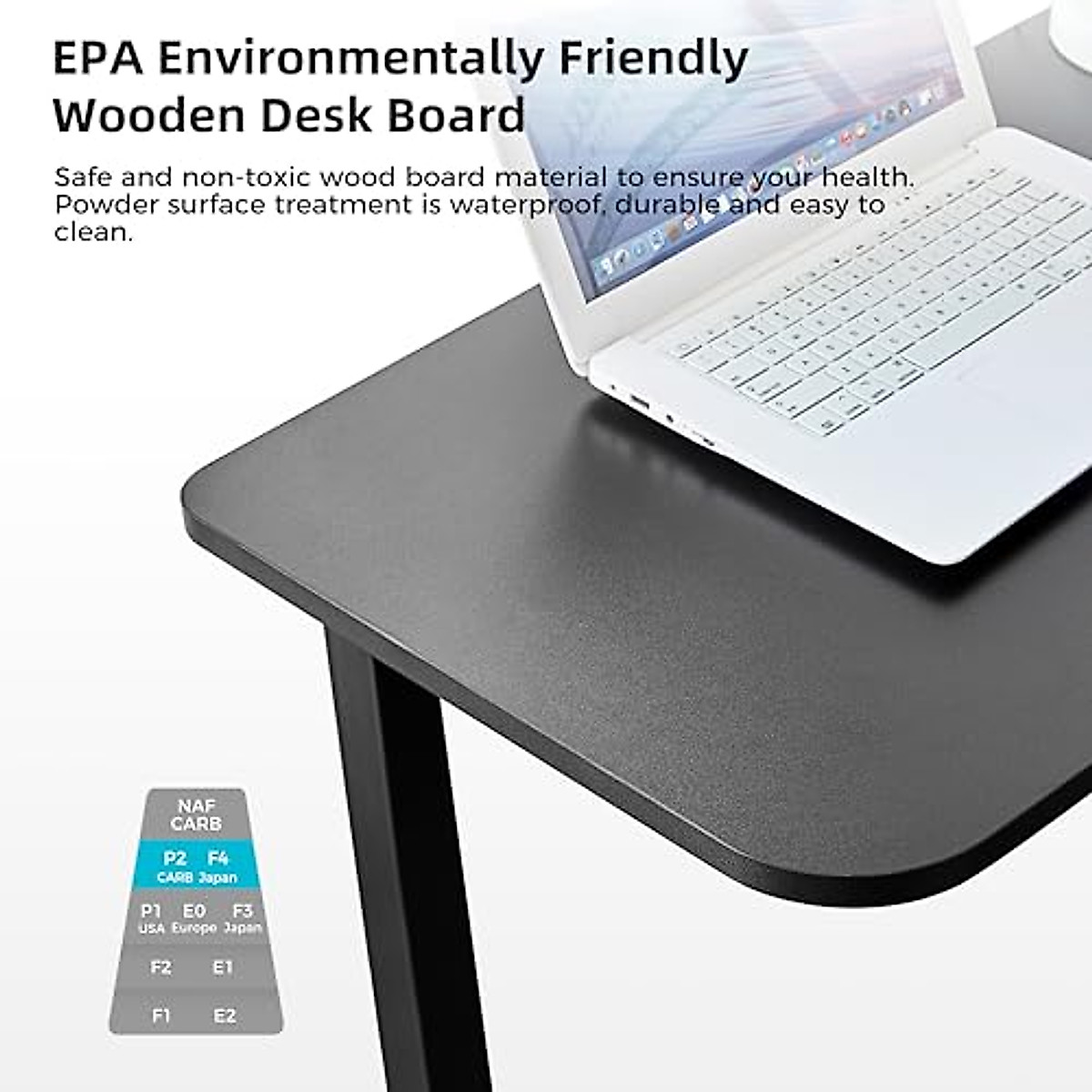 EUREKA ERGONOMIC 60 Inch Black Corner L Shaped Computer Desk, Home Office Gaming Study Work Writing Table Long Large Sturdy Workstation Simple Modern with Metal Legs, Left Side