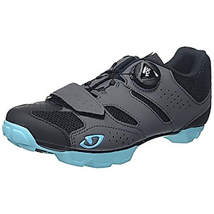 Giro Cylinder W Women's Mountain, Dirt, and Trail Cycling Shoe - 41, Dark Shadow/Iceberg (2020)