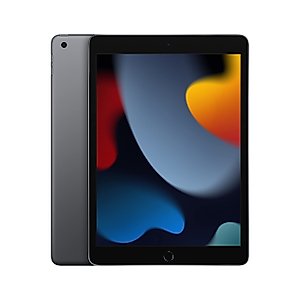 Apple iPad (9th generation): with A13 Bionic chip, 10.2-inch Retina display, 256GB, Wi-Fi, 12MP front/8MP back camera, Touch ID, all-day battery life – Space Gray