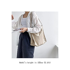 Ulisty Women Patent Leather Bag Soft Tote Bag Casual Shoulder Bag Fashion Handbag black