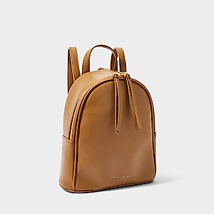 KATIE LOXTON Isla Womens Medium Zippered Top Handle Backpack Tan