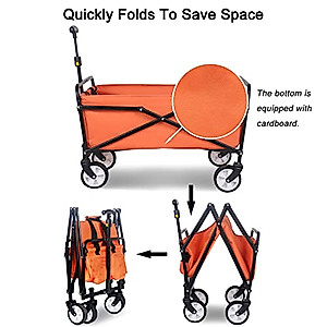 Outdoor Collapsible Wagon Leopard Texture Repeats Seamless Black White Camping Shopping Garden Cart Heavy Duty Wagon Adjustable Portable Utility Folding Wagon with Wheels