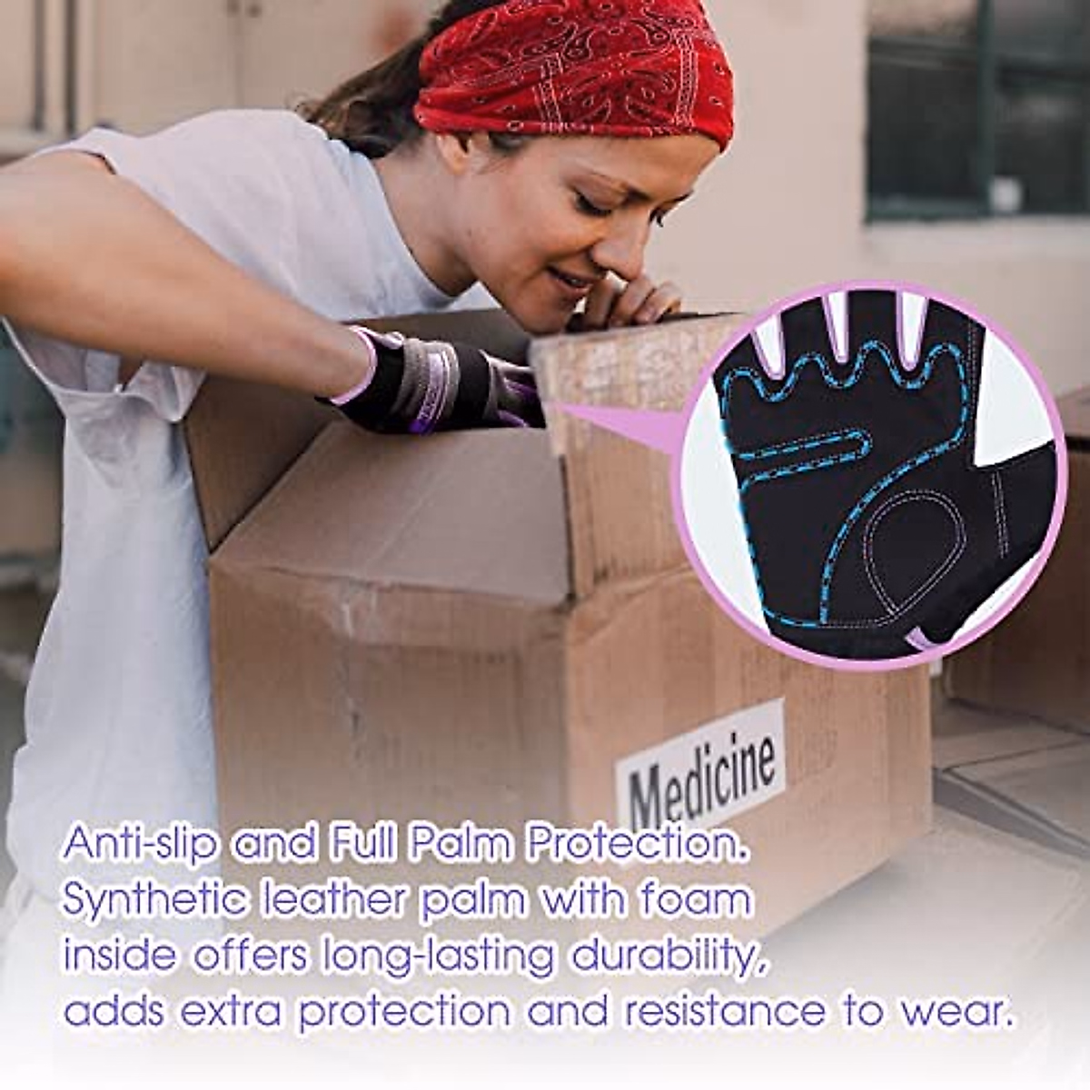 AIGEVTURE Utility Work Gloves Women, Safety Mechanic Working Gloves Touch Screen,Flexible Breathable Yard Work Gloves