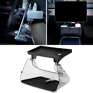 Yrthe Voitom Tesla Model Y Center Console Organizer Tray, Magnetic Tesla Center Console Organizer Under Screen Storage Box Compatible with 2019-2023 Tesla Model 3 and 2019-2024 Model Y