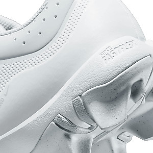 Nike Hyperdiamond 4 Keystone Molded Softball Cleats White | White | Black Size 5 Medium