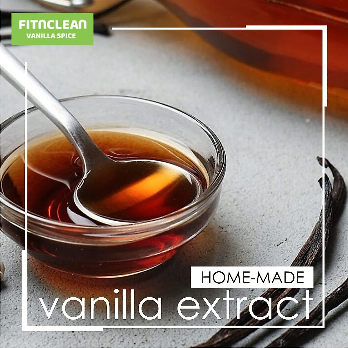 26 Tahitian Vanilla Beans Grade B Extract Exclusive Bulk. 4"-6" Whole NON-GMO PODS by FITNCLEAN VANILLA