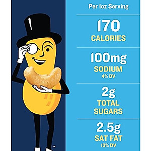 PLANTERS Unsalted Premium Cashews, 1.63 lb. Canister