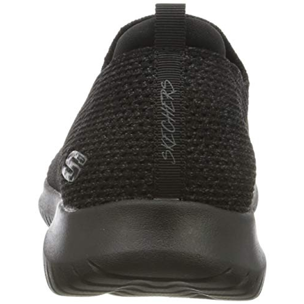 Skechers womens Sneaker,Black,8 M US