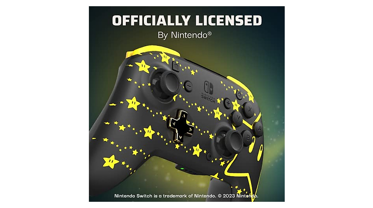 PDP REMATCH Wireless Nintendo Switch Controller - Glow in Dark